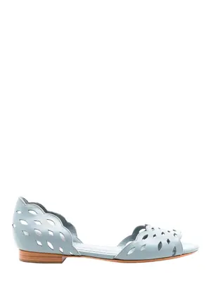 STUDIO CHOFAKIAN Vivienne Perforated Sandals - Blue