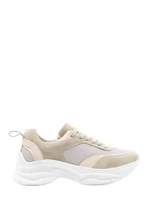 STUDIO CHOFAKIAN Panelled Low-top Sneakers - Neutrals