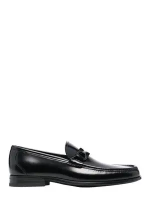 FERRAGAMO Grandioso Gancini-buckle Loafers - Black
