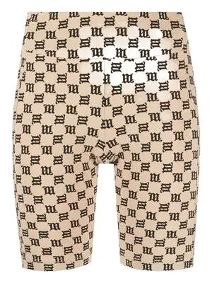 MISBHV Logo-print Cycling Shorts - Neutrals