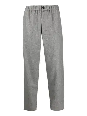 JIL SANDER Straight-leg Wool Trousers - Grey