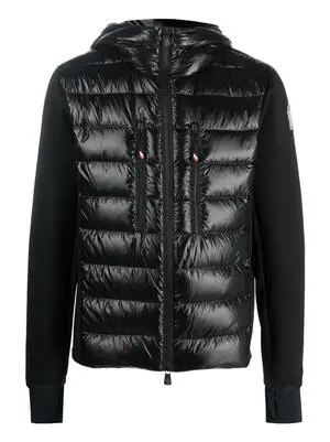 Moncler Logo-patch Padded-panel Jacket - Black