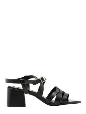 STUDIO CHOFAKIAN Lygia 65mm Strappy Sandals - Black
