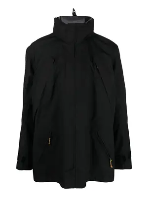 GR10K GR10K High-Neck Zip-Fastening Parka Jacket