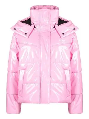 MSGM Quilted Puffer Jacket - Pink
