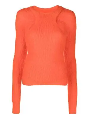 Isabel Marant Alford Cut-out Jumper - Orange