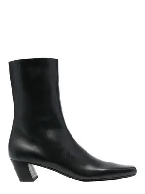 Marsèll Square Toe 50mm Boots - Black