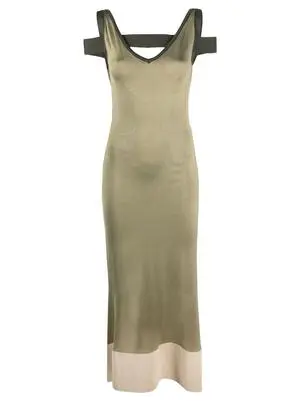 JACQUEMUS V-Neck Midi Dress