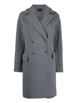 EMPORIO ARMANI Emporio Armani Double-Breasted Overcoat