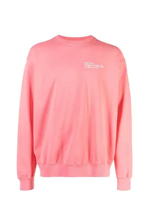 SPORTY & RICH Fitness & Health Club Crewneck Sweatshirt - Pink