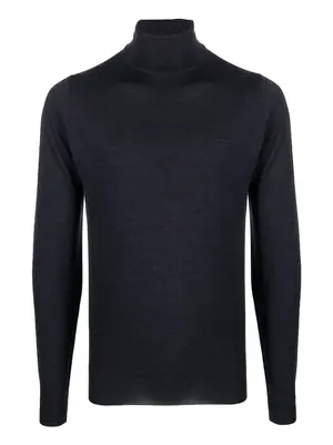John Smedley John Smedley Cherwell Roll Neck Jumper Grey