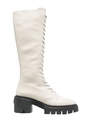 STUART WEITZMAN Lace-up Boots - Neutrals