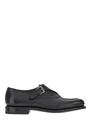 SALVATORE FERRAGAMO Leather Monk Strap Shoes