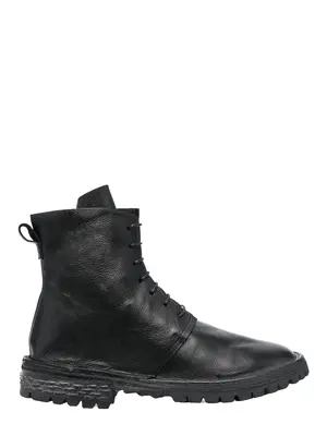 Moma 35mm Lace-up Ankle Boots - Black