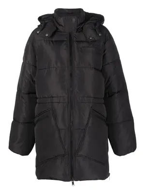 GANNI GANNI Oversized Tech Puffer Midi Jacket