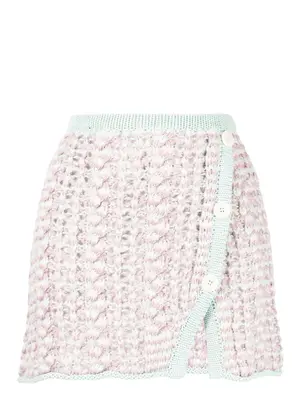 MARCO RAMBALDI Marco Rambaldi Off-centre Knit Skirt