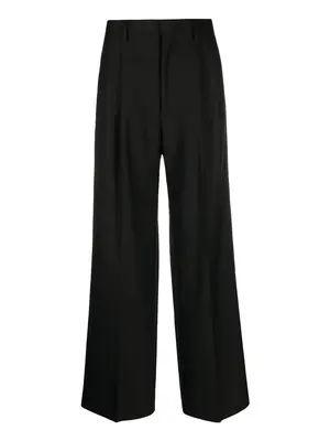 Filippa K Darcey Wool Palazzo Trousers - Black
