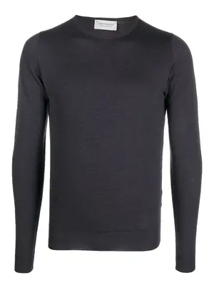 John Smedley Lundy Crew Neck Jumper - Grey