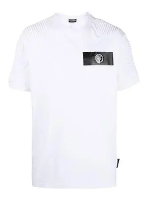 PLEIN SPORT Logo-patch Short-sleeve T-shirt - White