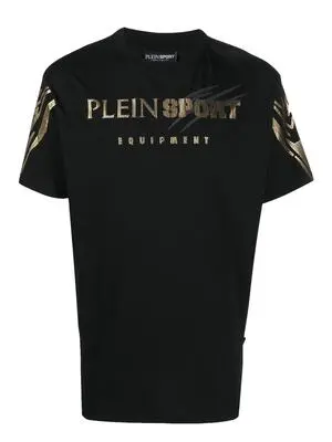 PLEIN SPORT Logo-print T-shirt - Black