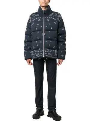 Alanui Printed Padded Jacket - Blue