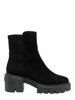 STUART WEITZMAN 60mm Suede Boots - Black