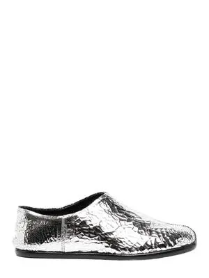 MAISON MARGIELA Tabi Mirror-effect Babouche Shoes