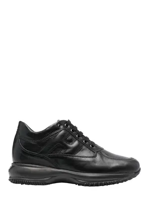 Hogan Chunky Lace-up Sneakers - Black
