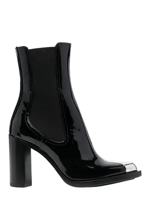 Alexander McQueen Punk Chelsea 90mm Boots - Black
