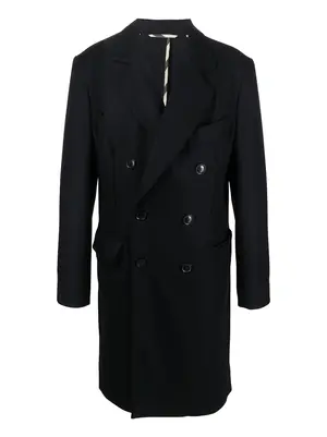 VIVIENNE WESTWOOD Double-breasted Wool Coat - Blue