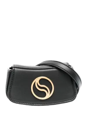 Stella McCartney Logo Plaque Belt Bag - Black