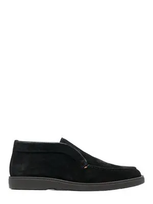 Santoni Suede Desert Boots - Black