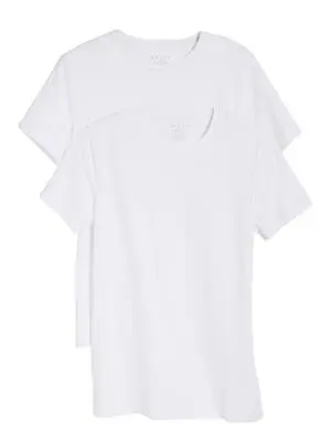 Falke 2-pack Cotton Crew Neck Tee - White