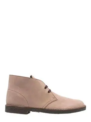 CLARKS Lace-up Suede Boots