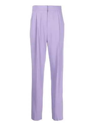 Emporio Armani Side-stripe Trousers - Purple
