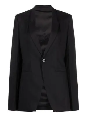 Rick Owens Single-breasted Blazer - Black