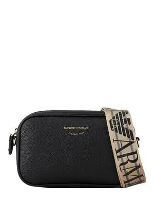Emporio Armani Camera Case With Shoulder Strap - Black
