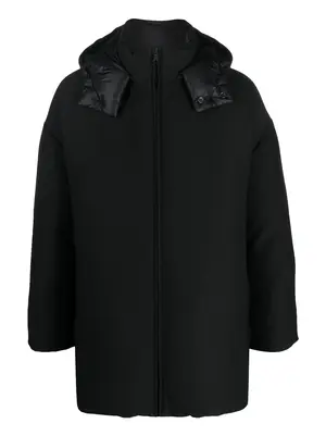 VALENTINO Valentino Garavani Zip-Up Hooded Coat