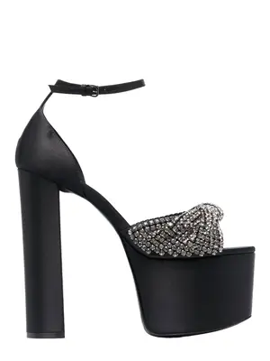 SERGIO ROSSI Evangelie 155mm Sandals - Black