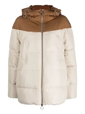 Eleventy Two-tone Padded Jacket - Neutrals