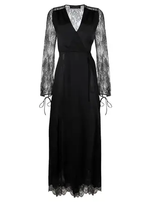 Carine Gilson Long Nightgown - Black