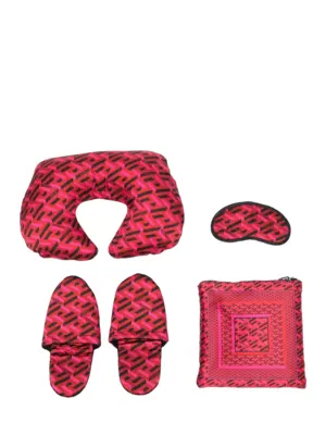 Versace Patterned Travel Set - Red