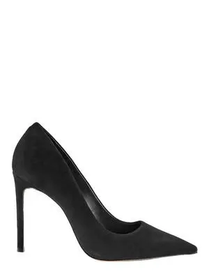 Schutz Lou Pointed-toe Nubuck Pumps Black