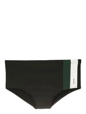 OSKLEN Stripe Detail Swimming Trunks - Black