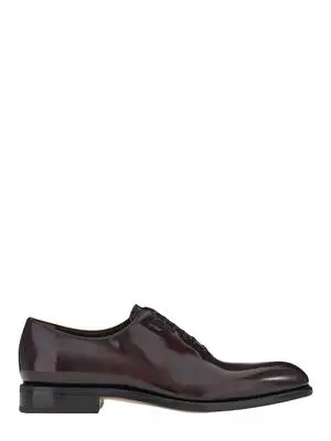 FERRAGAMO Plain-toe Oxford Shoes - Red