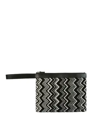 MISSONI Missoni Home Keith Zigzag-Pattern Pouch