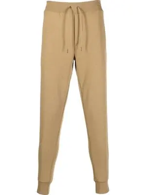 Polo Ralph Lauren Logo-embroidered Tapered Track Pants - Neutrals