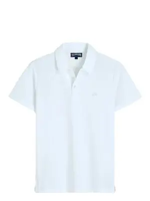 Vilebrequin Organic Cotton Terry Polo Shirt - Blanc