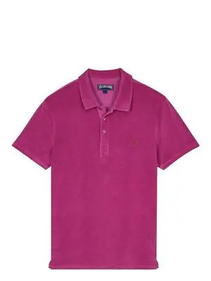Vilebrequin Organic Cotton Terry Polo Shirt - Pourpre