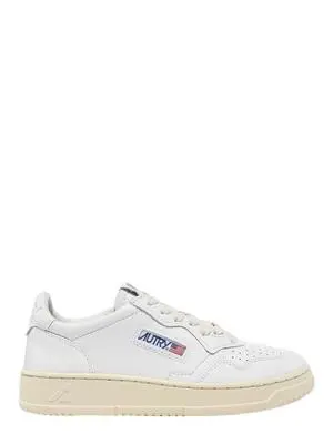 AUTRY Medalist Leather Low-top Sneakers - White